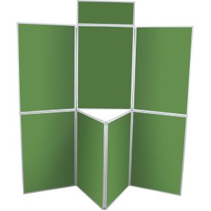7 Panel Folding Display Boards including Header - Access Displays