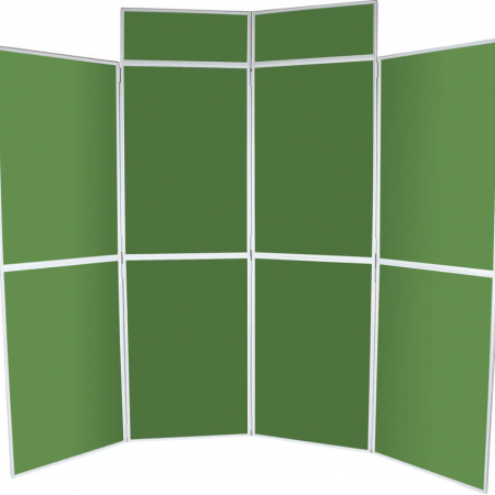 8 Panel Folding Display Boards including Headers