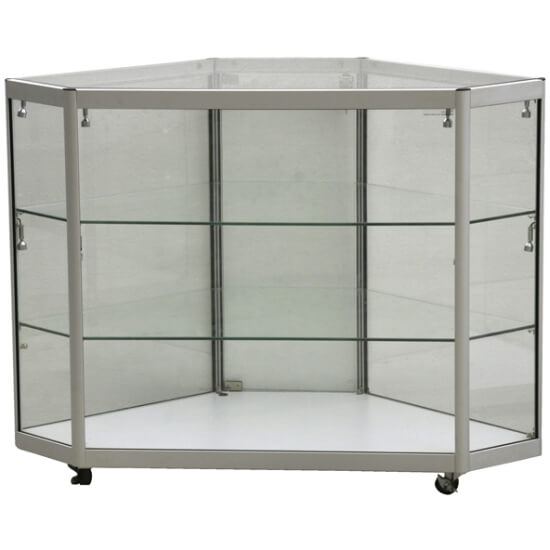 Small Corner Glass Display
