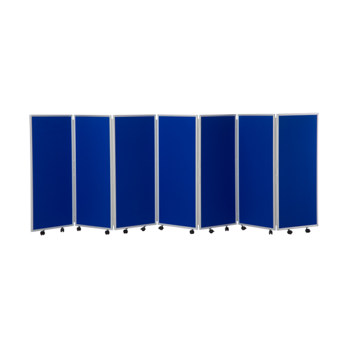 7 Panel Folding Room Dividers, Concertina Screens - Access Displays