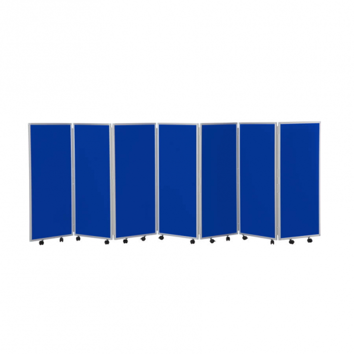 7 Panel Folding Room Dividers, Concertina Screens