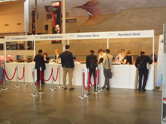 Registration Booths and Badge Collection - Access Displays