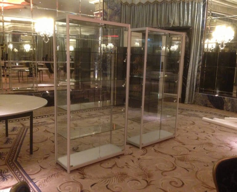 Large Glass Display Case for Hire - AC - Access Displays