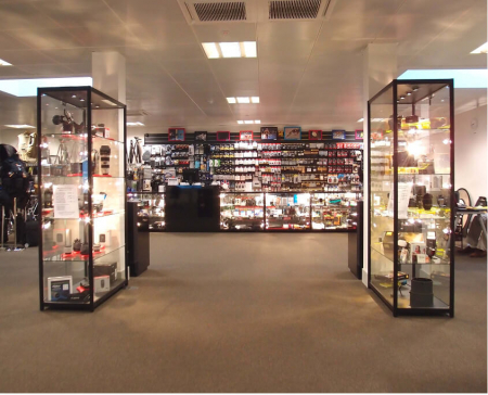 Large Glass Display Case for Hire - AC - Access Displays