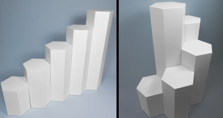 Plinth Hire, Exhibition Display Plinths - Access Displays