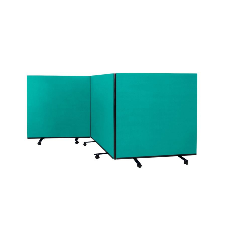 3 Panel Mobile Office Screens, Triple Office Screen
