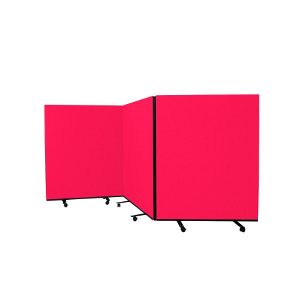 3 Panel Mobile Office Screens, Triple Office Screen