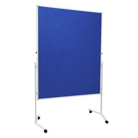 Portable Revolving Magnetic Whiteboard with Wheels - Access Displays