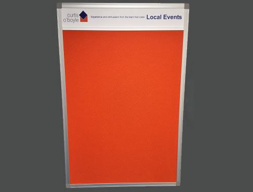 Bespoke and Custom Notice boards from Access Displays