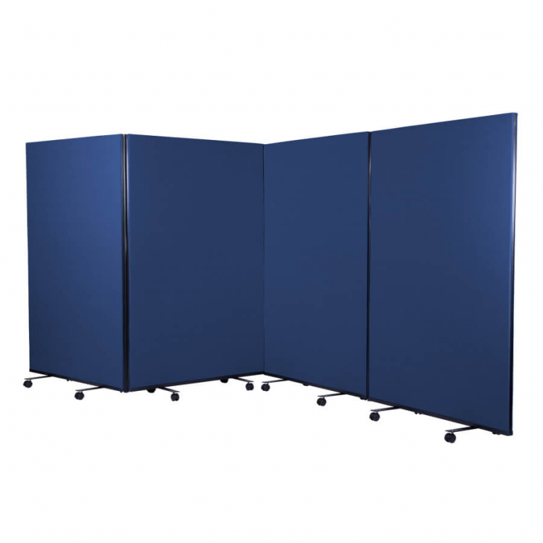 4 Panel Fiesta Mobile Office Screens, Partitions - Access Displays