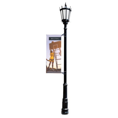 Mistral Lamp Post Flag with Printed Graphic - Access Displays