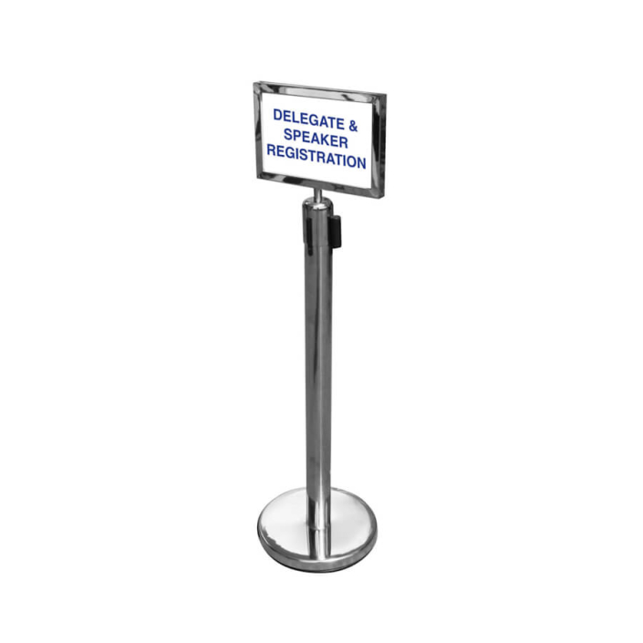 Hire: AC07 / A4 Landscape Sign | Access Displays Ltd