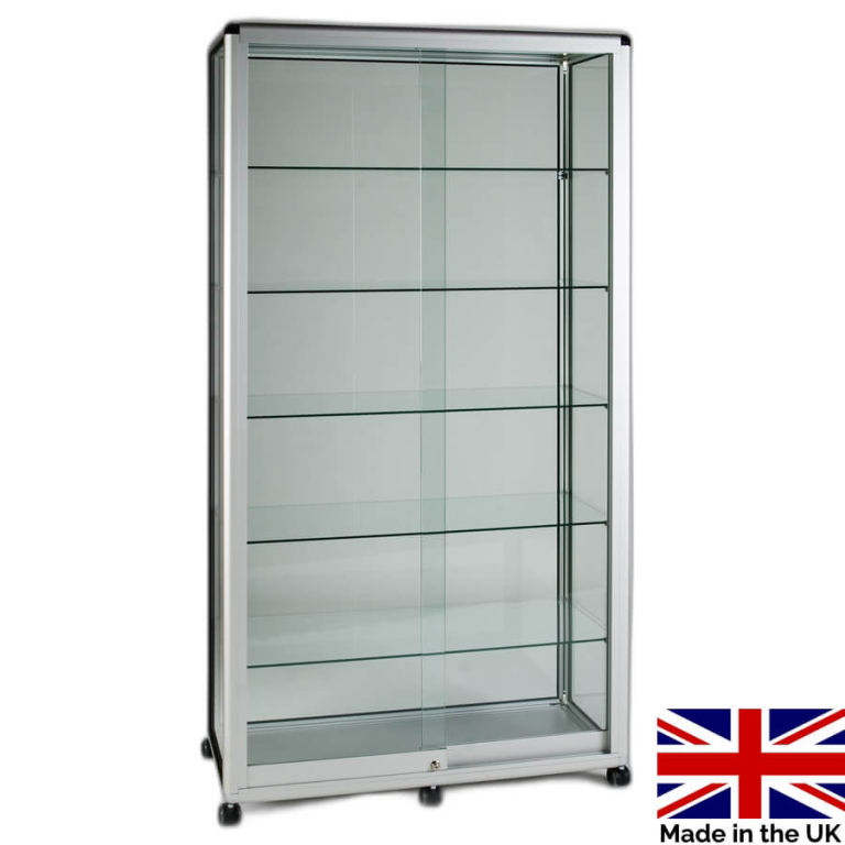 1000mm wide Glass Display Cabinet - UB013ED - Access Displays