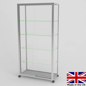 1000mm wide Glass Display Cabinet - UB013ED - Access Displays