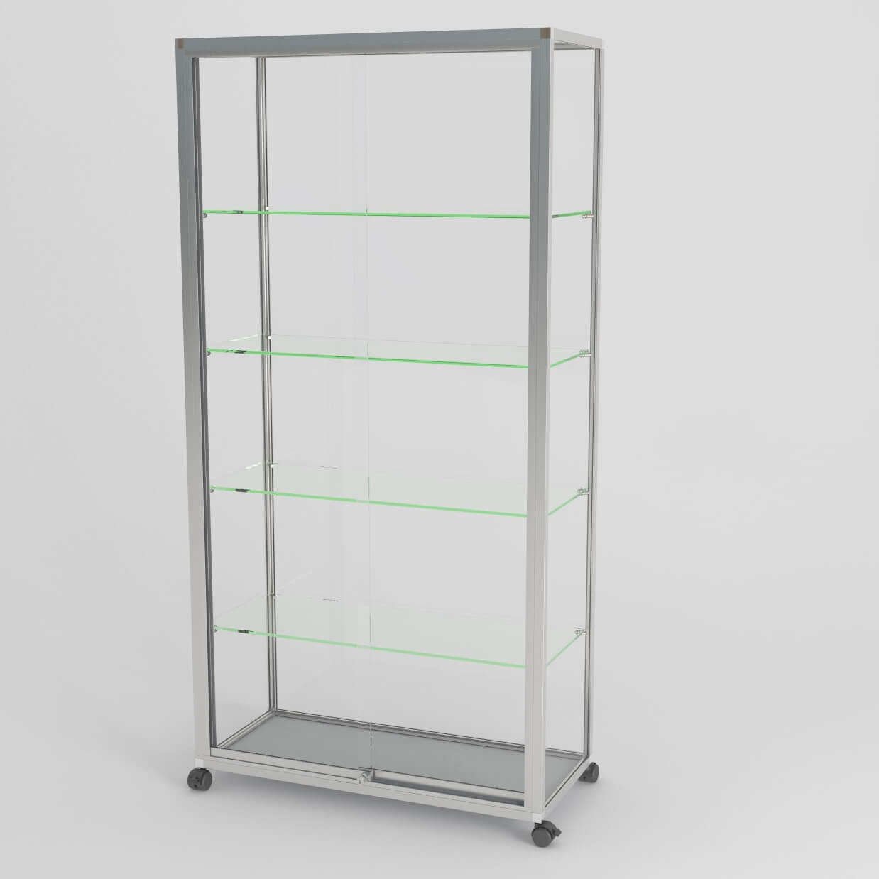 1000mm wide Glass Display Cabinet - UB013ED - Access Displays