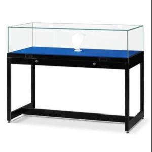1000mm Wide Glass Display Table with Gas Springs - Access Displays