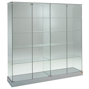1420mm Wide Freestanding Glass Display Case - 160/C3C