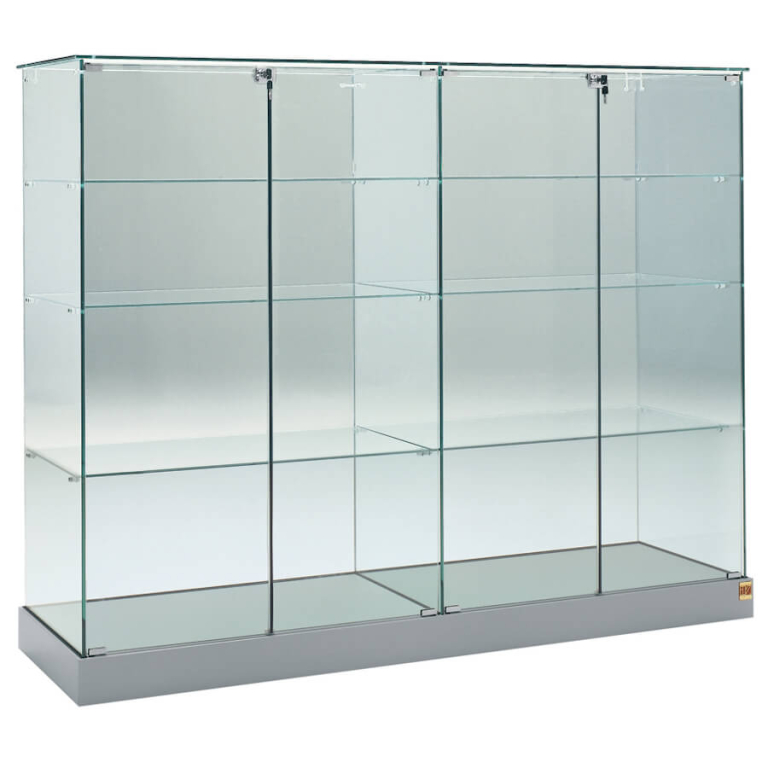 1820mm Wide Freestanding Glass Display Case - 160/C2