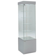 530mm Wide Freestanding Rotating Glass Display Case
