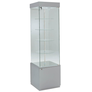 530mm Wide Freestanding Rotating Glass Display Case