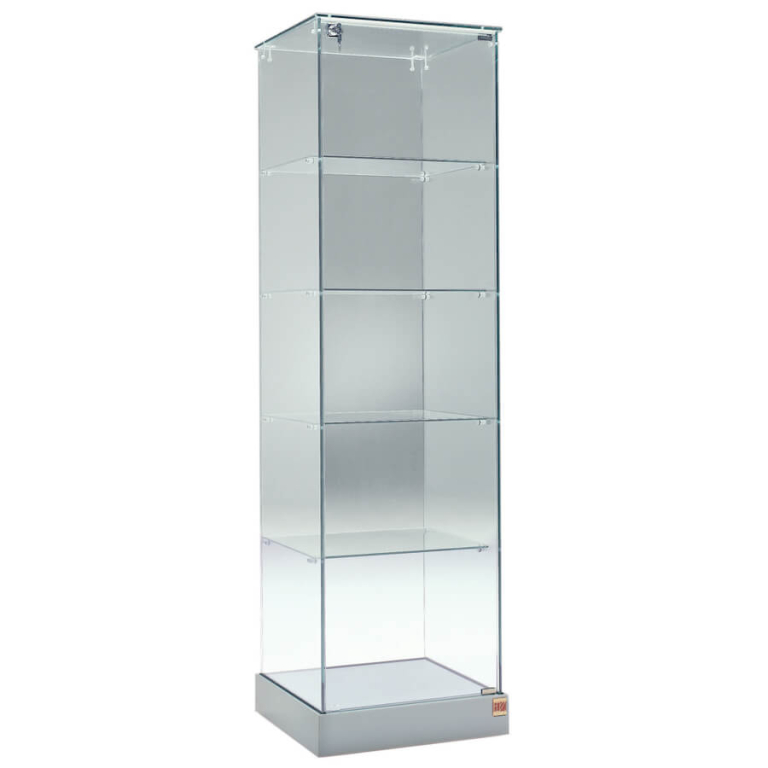 530mm Wide Freestanding Glass Display Case - 180/ES - Access Displays