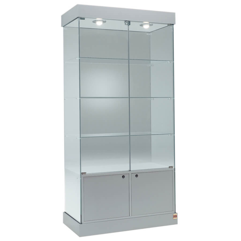 930mm Wide Freestanding Glass Display Case - 121/BS